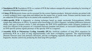 Polymerase Chain Reaction(PCR) Likhith K | PPTX