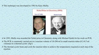 Polymerase Chain Reaction(PCR) Likhith K | PPTX