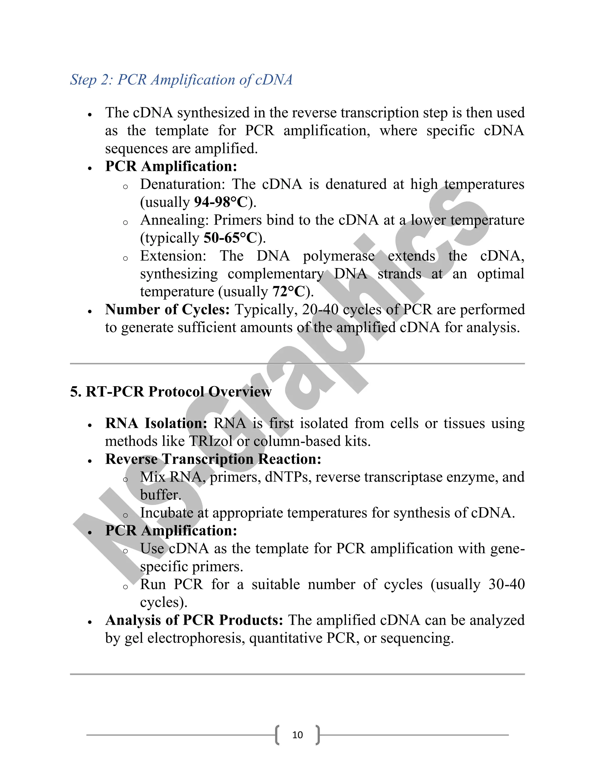 Polymerase Chain Reaction (PCR) & RT-(PCR) for B.Sc. Biotech/Botany Sem ...