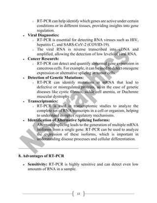 Polymerase Chain Reaction (PCR) & RT-(PCR) for B.Sc. Biotech/Botany Sem ...