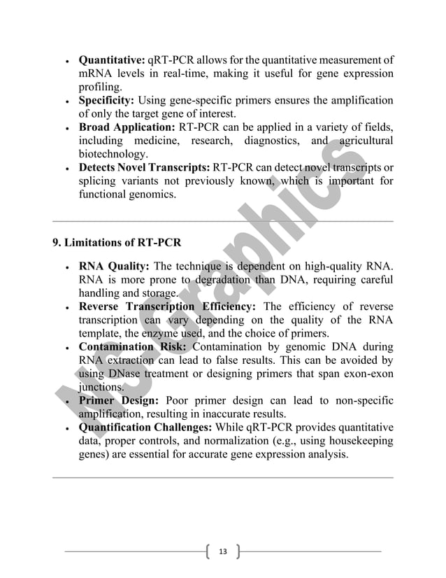 Polymerase Chain Reaction (PCR) & RT-(PCR) for B.Sc. Biotech/Botany Sem ...