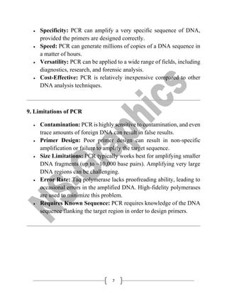 Polymerase Chain Reaction (PCR) & RT-(PCR) for B.Sc. Biotech/Botany Sem ...