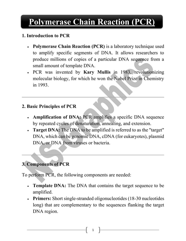Polymerase Chain Reaction (PCR) & RT-(PCR).pdf