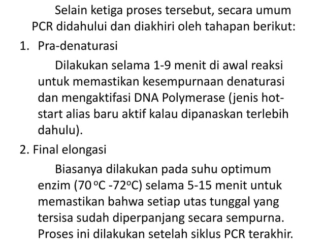 Polymerase chain reactions (pcr) | PPTX