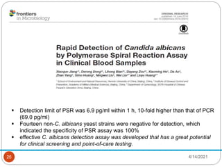 Polymerase spiral reaction | PPTX