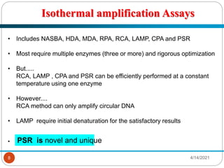 Polymerase spiral reaction | PPTX