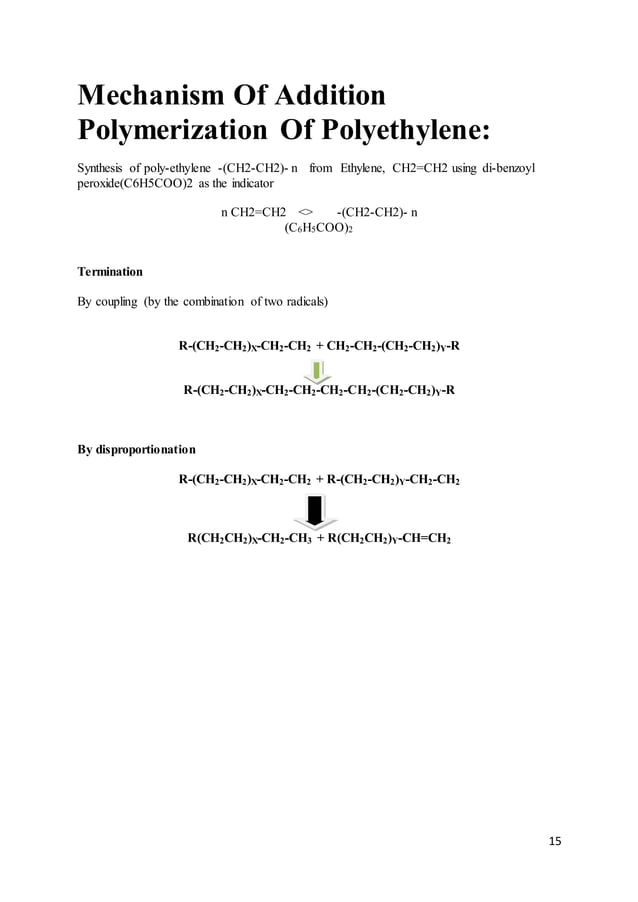 Polymer Reaction Technique | PDF