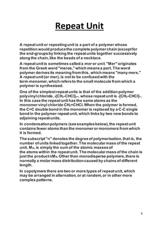 Polymer Reaction Technique | DOCX