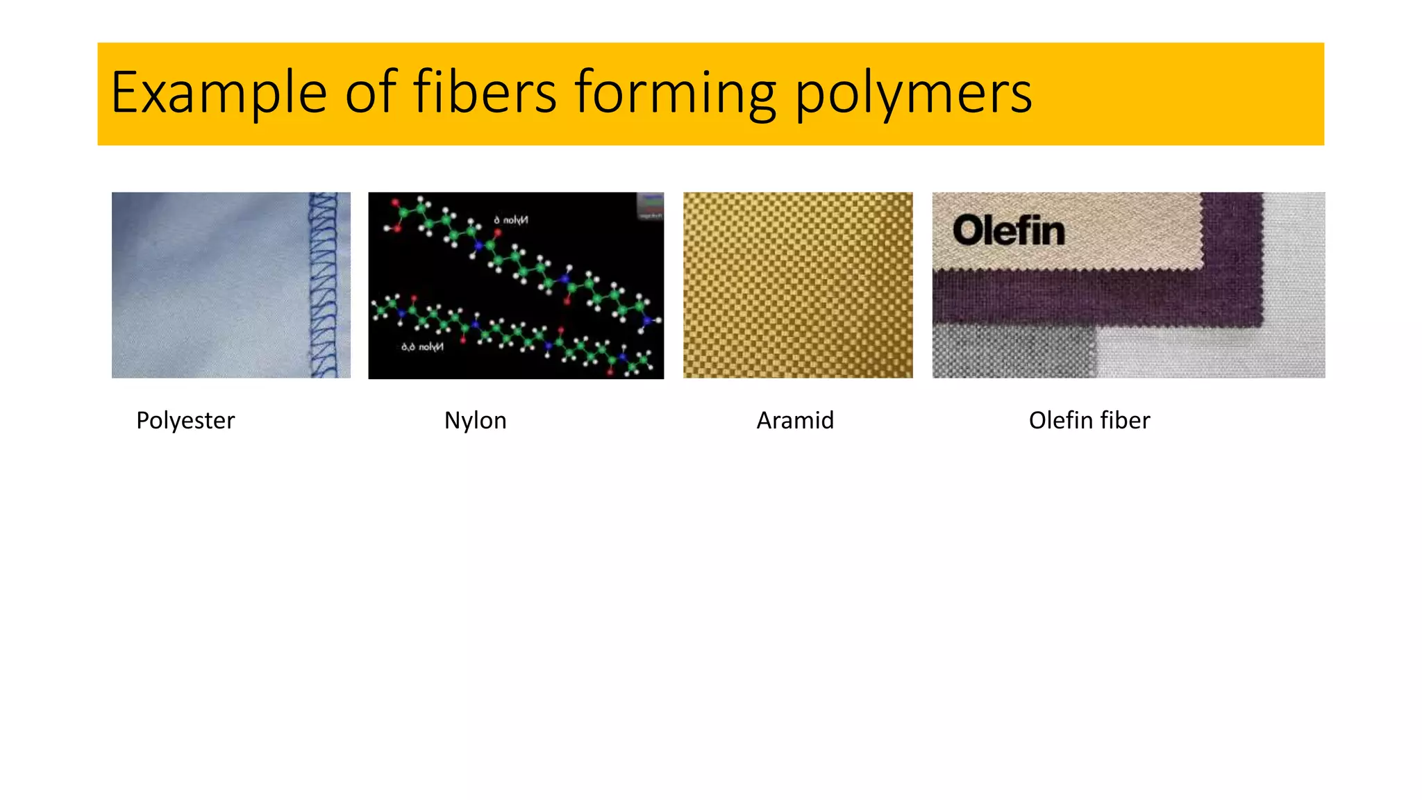 Fibers Forming Polymers and Polymer Structures | PPTX