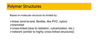 Fibers Forming Polymers and Polymer Structures | PPT