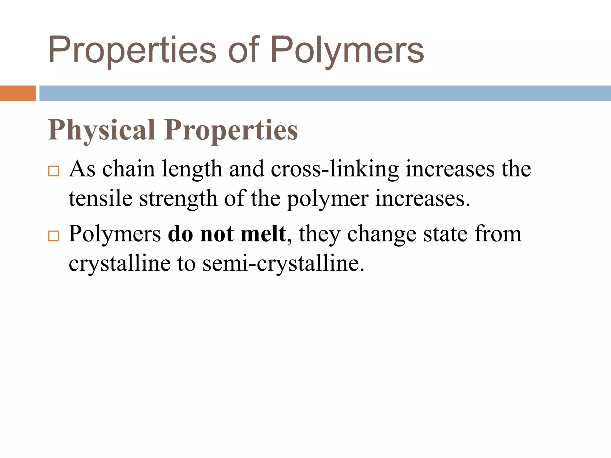 Polymer chemistry | PPTX