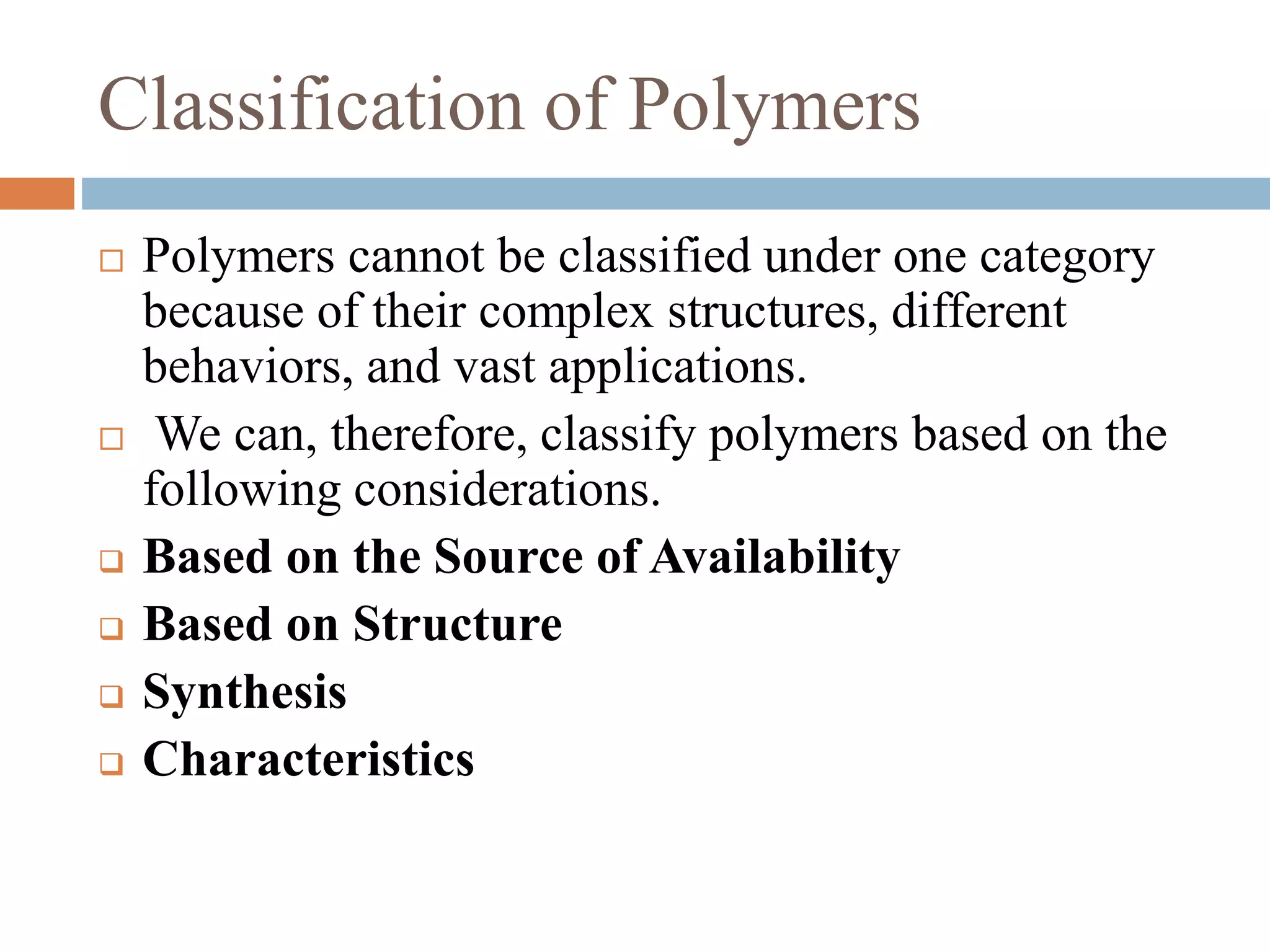 Polymer chemistry | PPTX