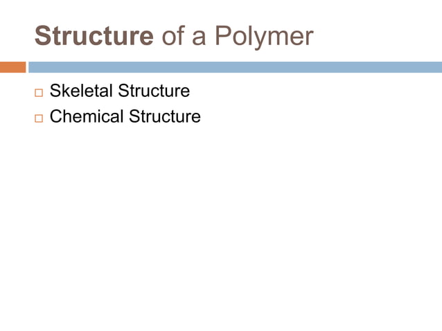 Polymer chemistry | PPT