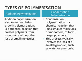 A Powerpoint presentation on the topic polymer chemistry | PPT