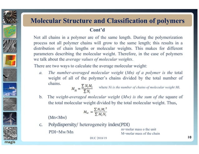 Polymer: Classfication and molecular structure of polymers | PDF