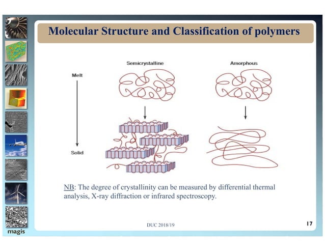 Polymer: Classfication and molecular structure of polymers | PDF