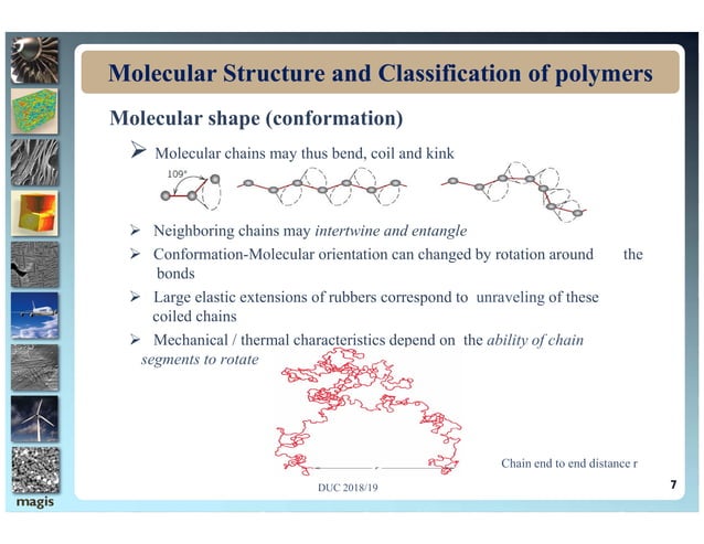 Polymer: Classfication and molecular structure of polymers | PDF