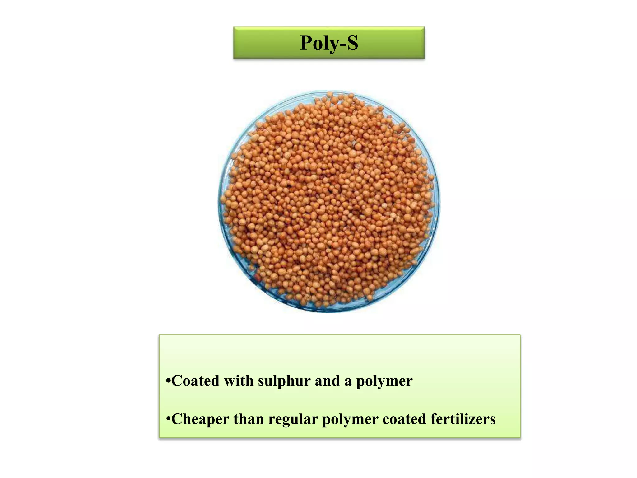 Polymer coated fertilizers an advance technique in nutrient management ...