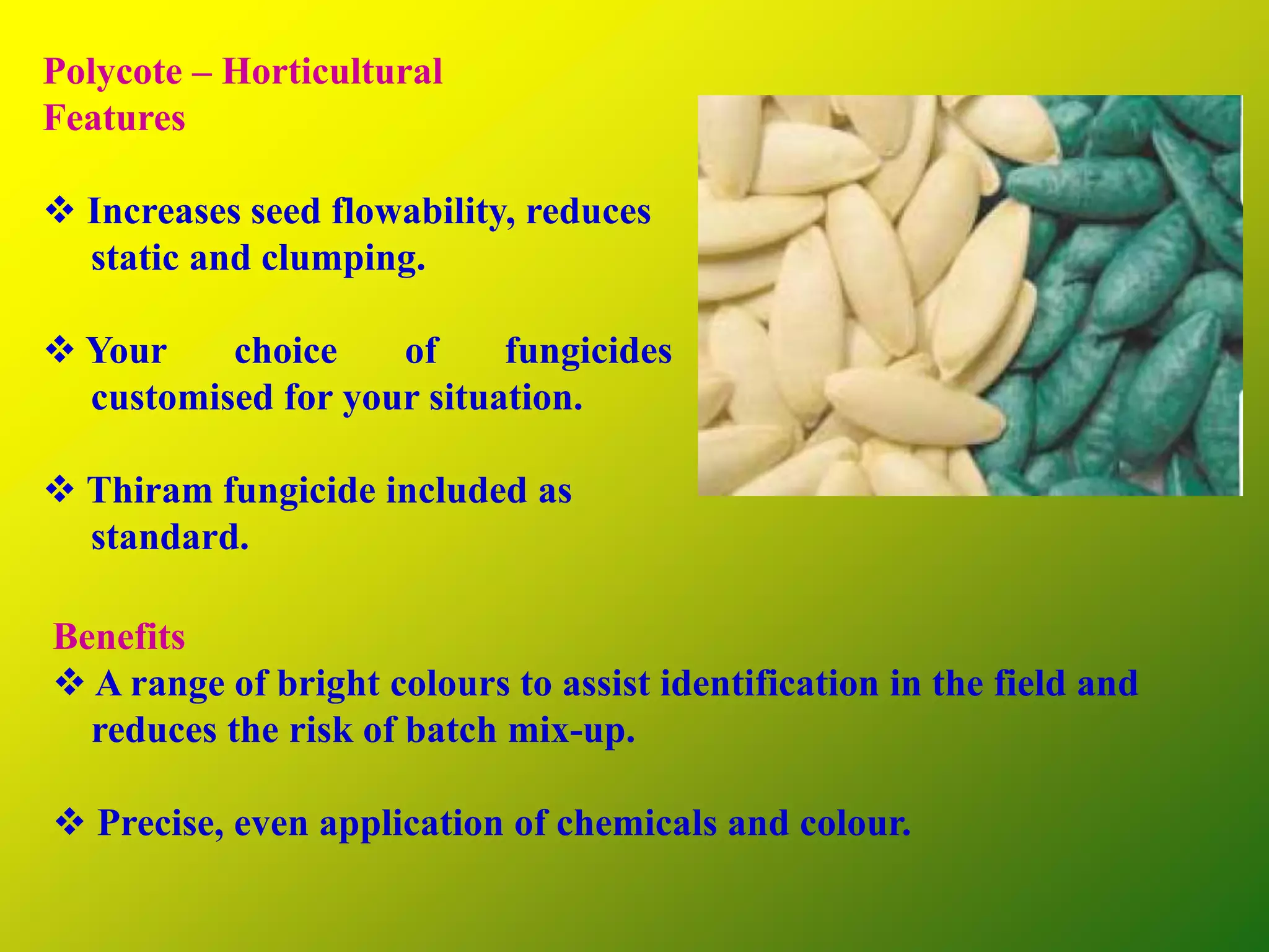 Seed Polymer Coating | PPT