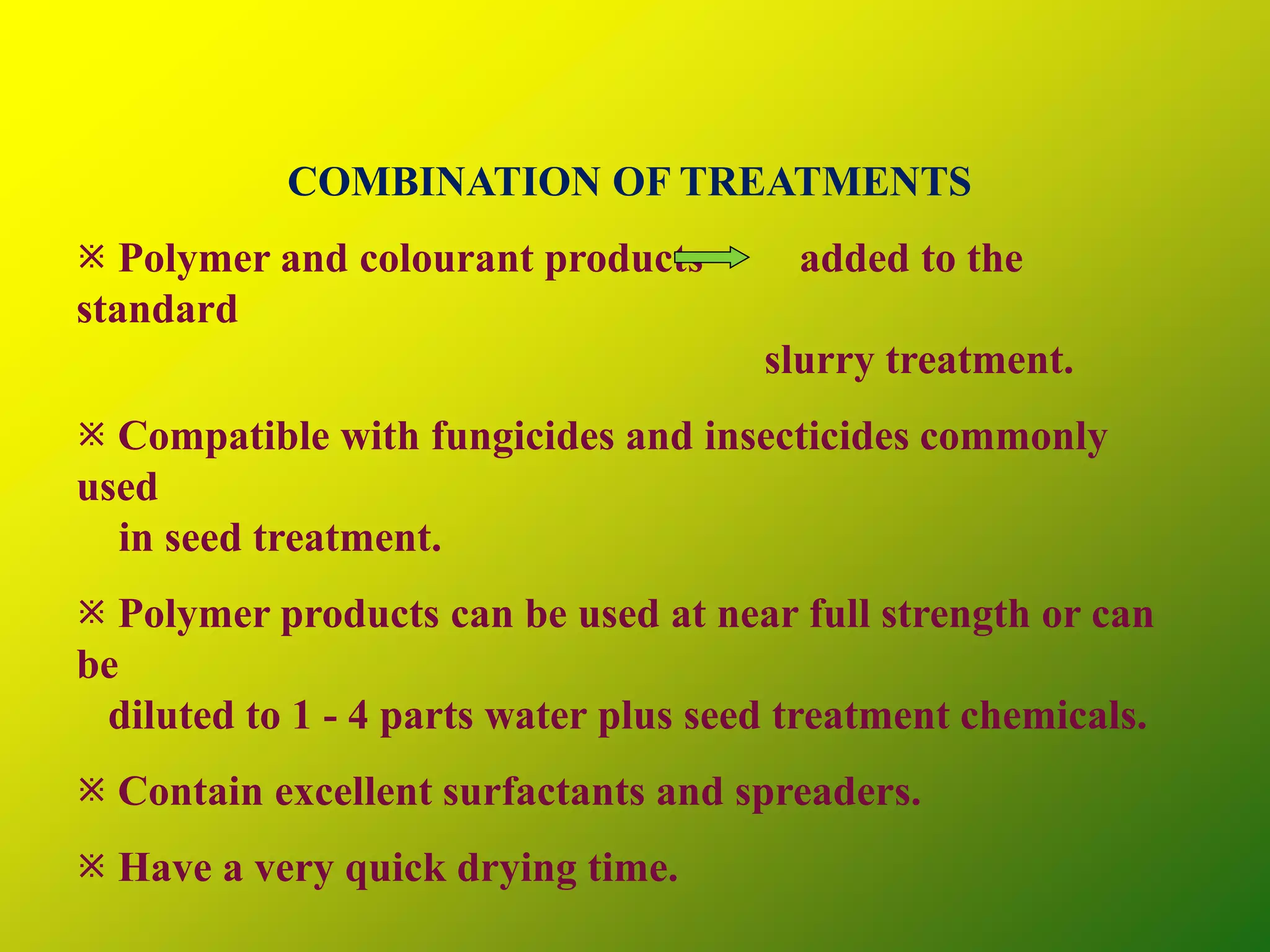 Seed Polymer Coating | PPT