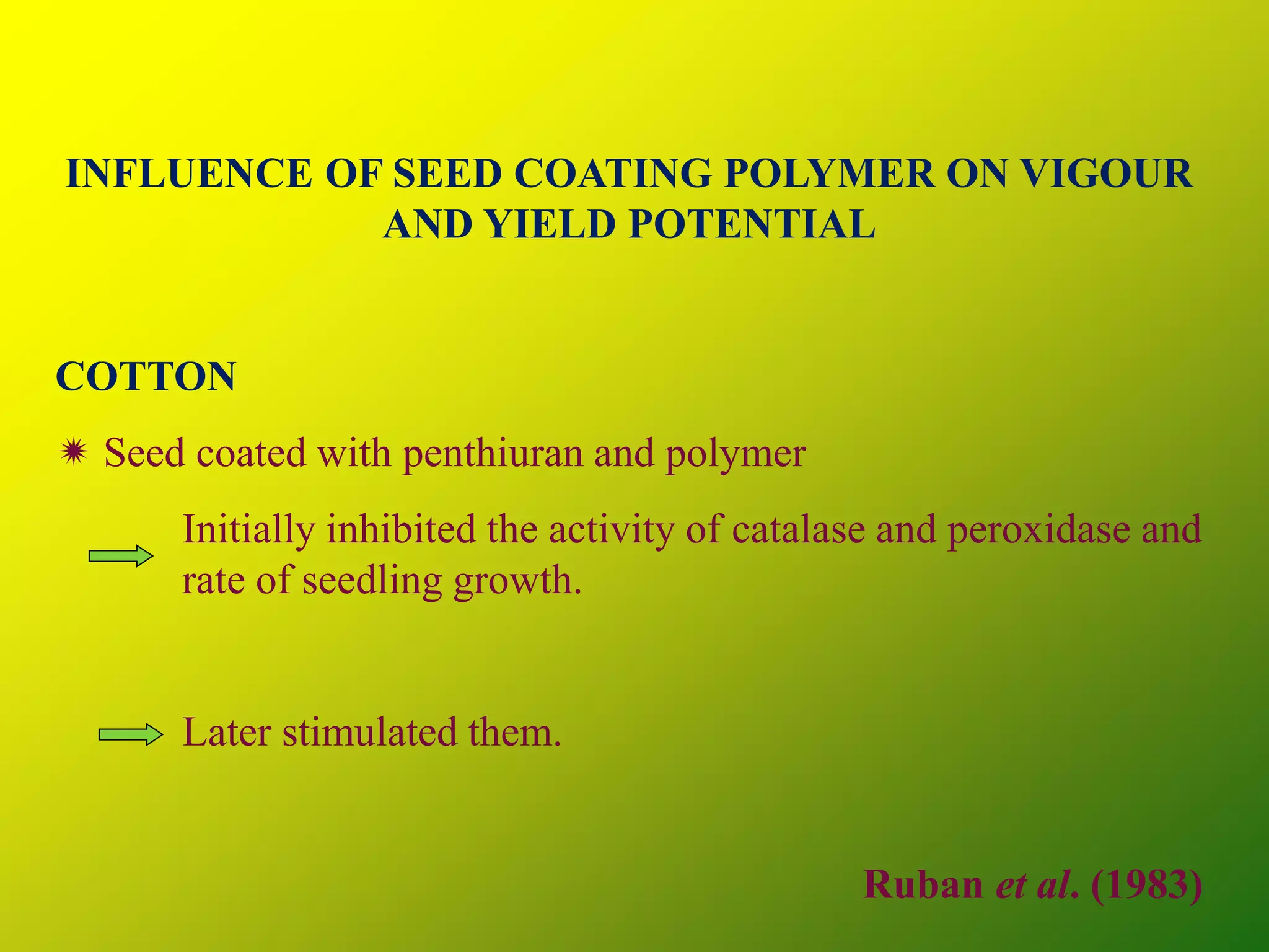 Seed Polymer Coating | PPT