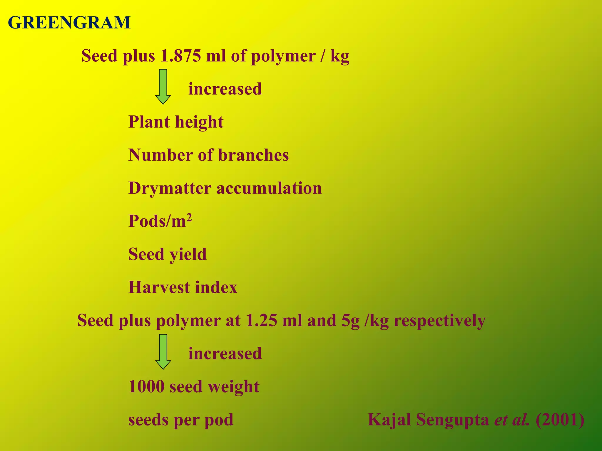 Seed Polymer Coating | PPT