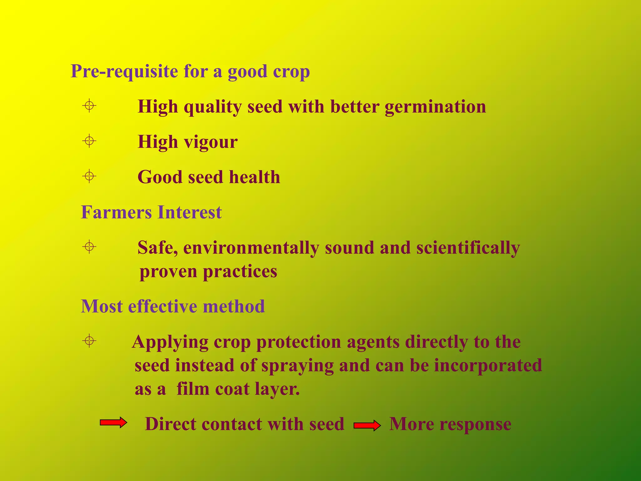 Seed Polymer Coating | PPT