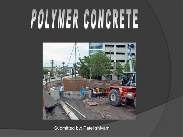 Polymer concrete | PPT