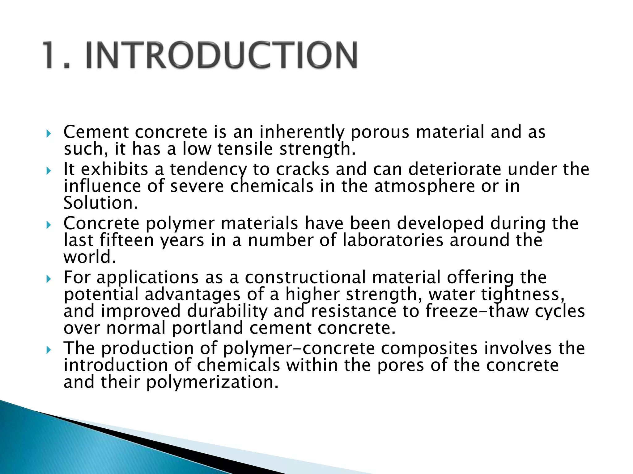 Polymer concrete | PPTX