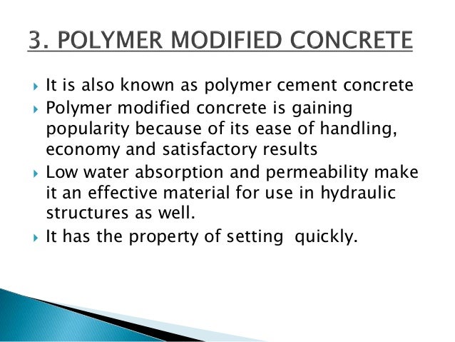 Polymer concrete
