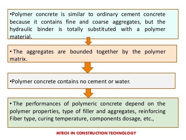 Polymer concrete and it's types