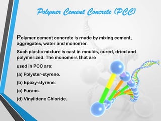 Polymer concrete | PPTX