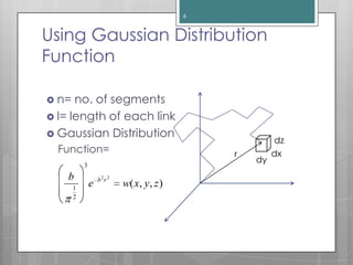 Polymer conformation & chain dimension | PPTX