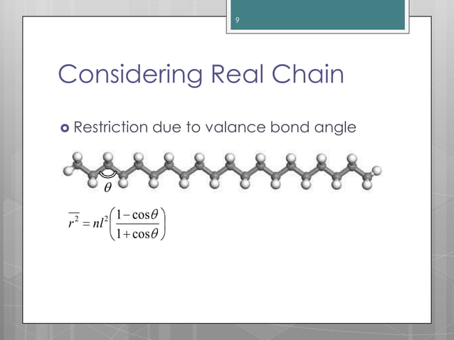 Polymer conformation & chain dimension | PPTX
