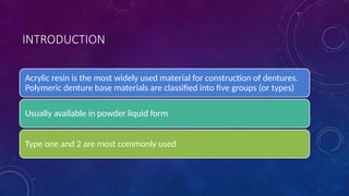 polymer dentxgixkxkyxyxyixiyxkure base.pptx