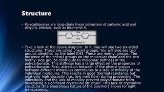 Polymer engineering - Polycarbonate | PPTX