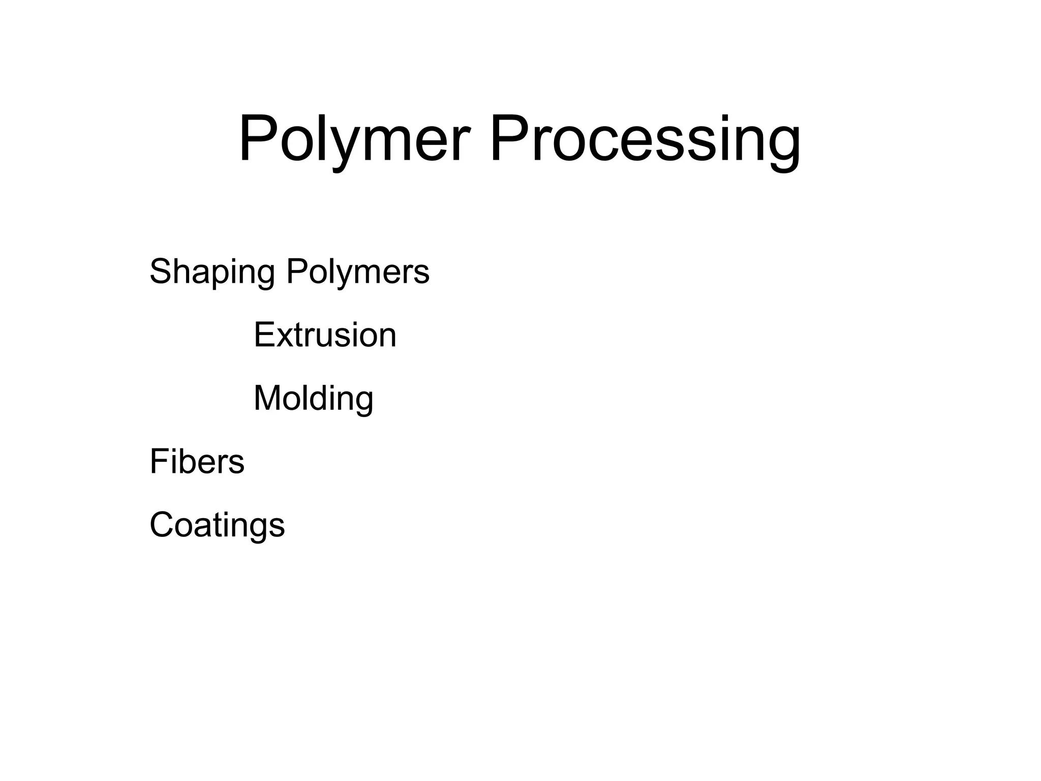 Polymer fibres | PPT