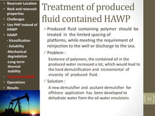 Polymer flooding | PPTX