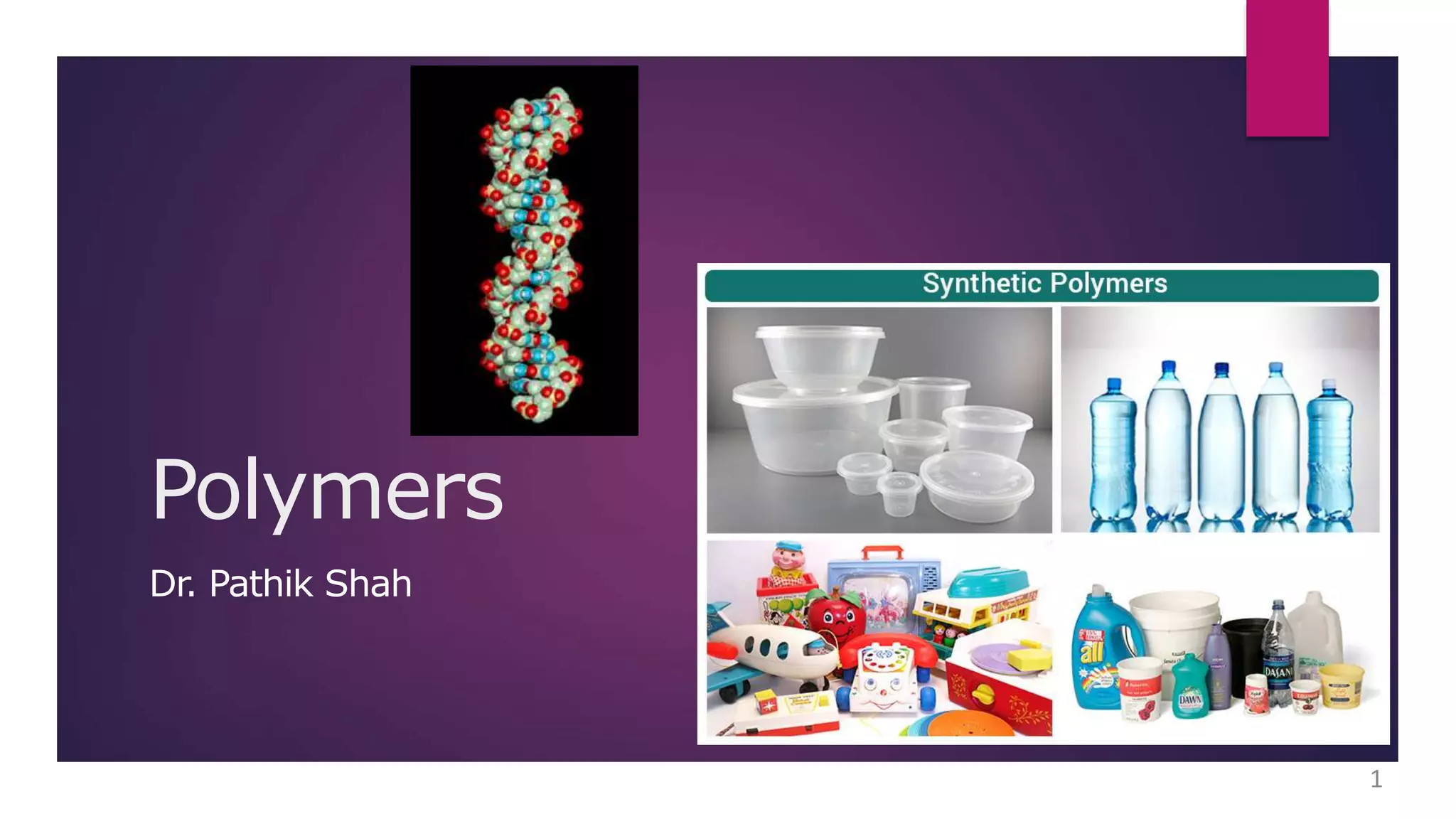Polymer for engineering students | PPTX
