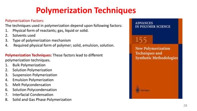 Polymer for engineering students | PPTX