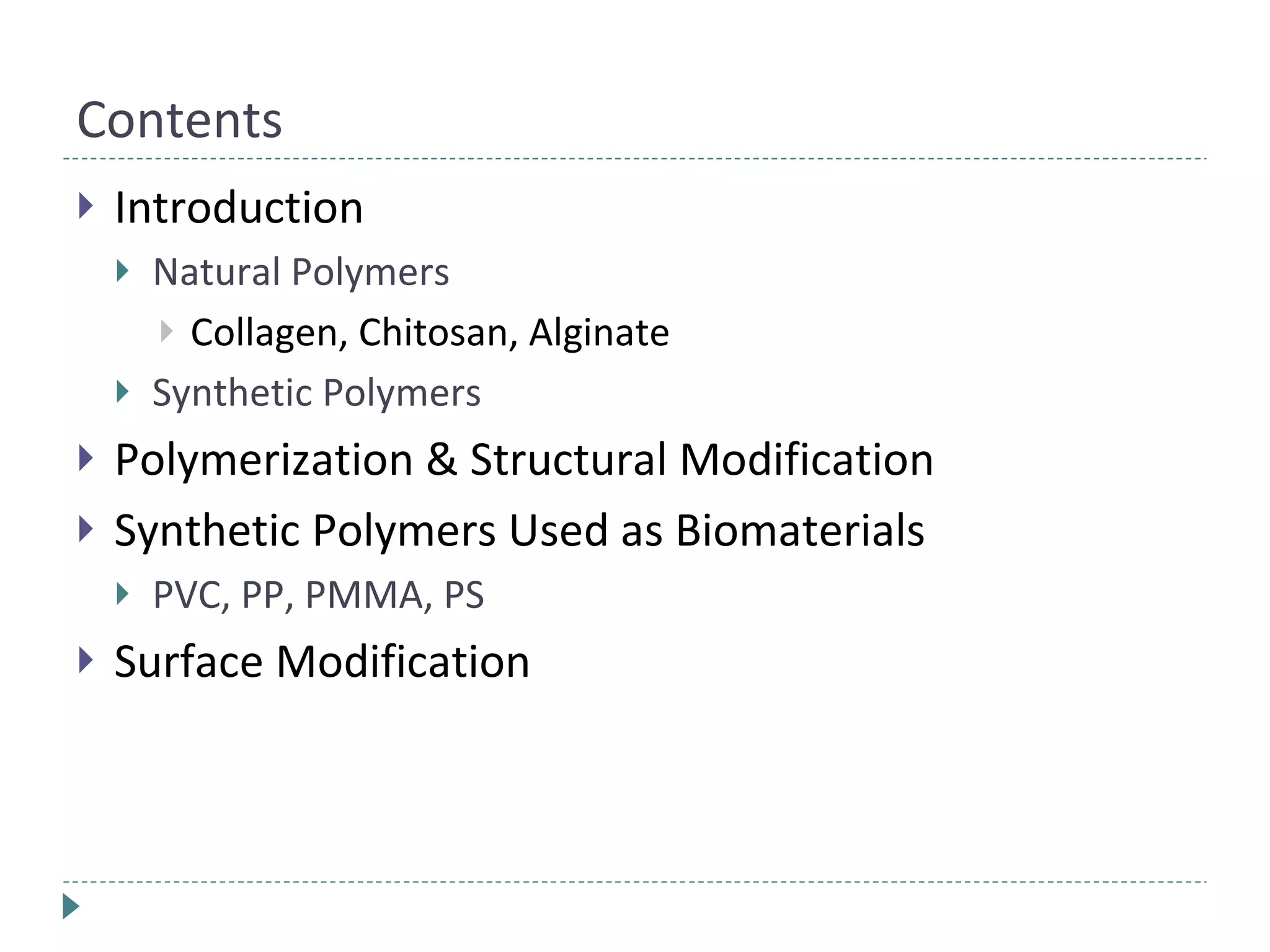 Polymeric biomaterials | PPT