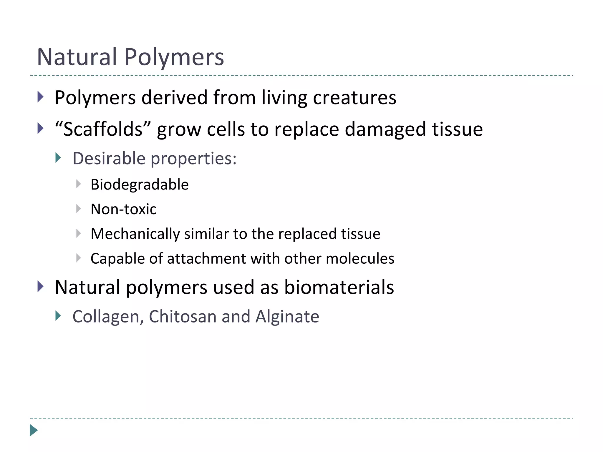 Polymeric biomaterials | PPT