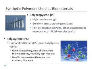 Polymeric biomaterials | PPT