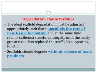 Polymeric and metallic scaffolds for tissue engineering | PPTX