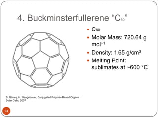 Polymeric materials for organic solar cells | PPT