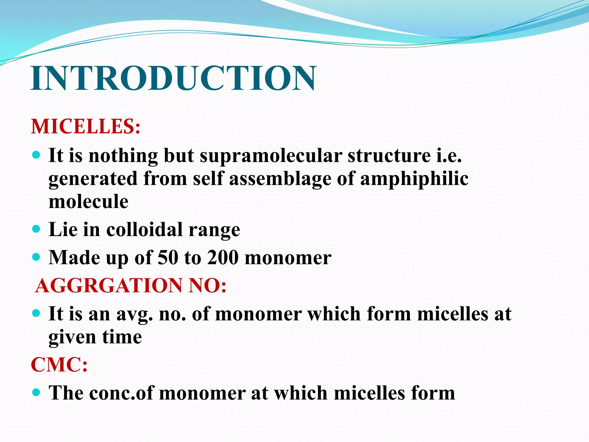 Polymeric micelles | PPTX