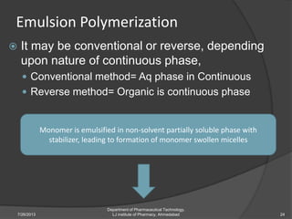 Polymeric nanoparticles A Novel Approach | PPTX
