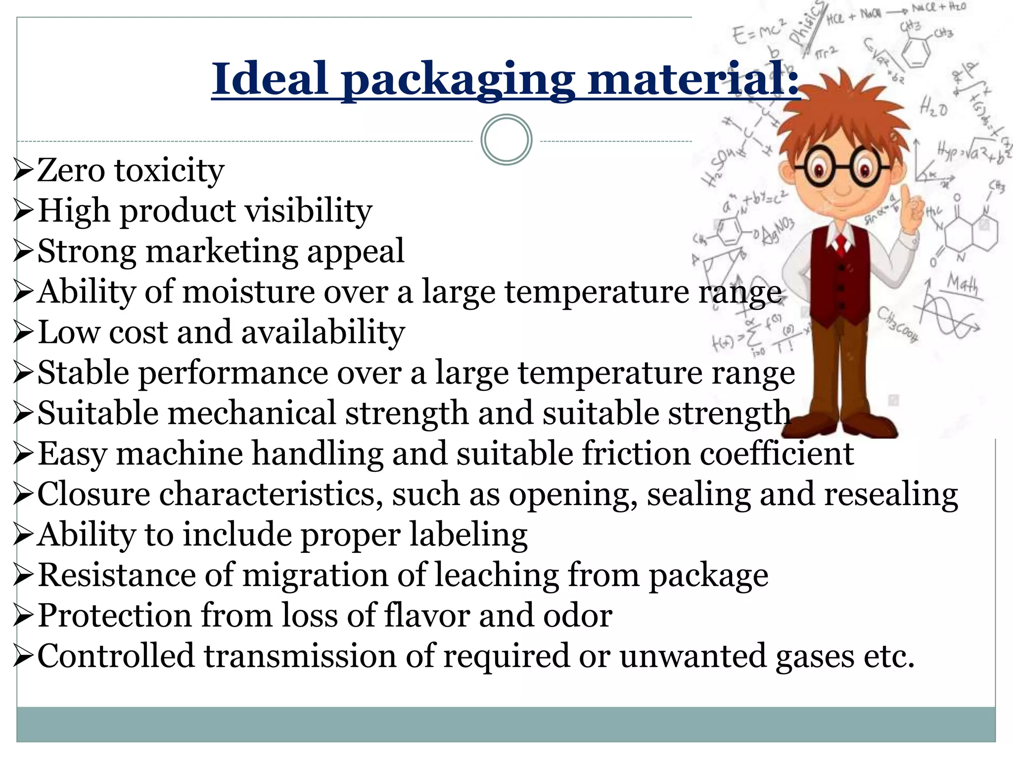 Polymeric Food Packaging Material's | PPTX