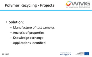 Polymer innovation presentation | PDF