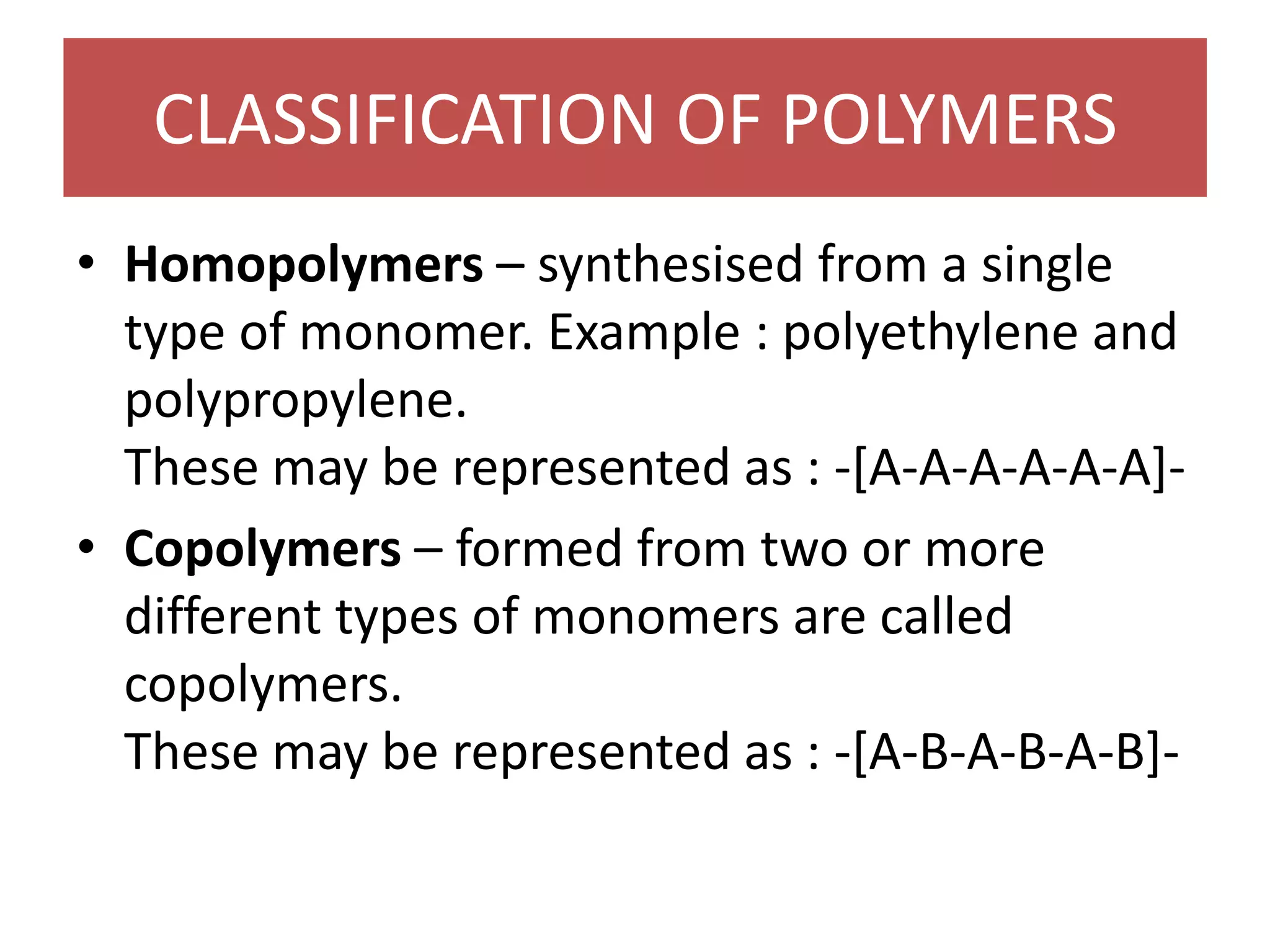 Polymers | PPTX